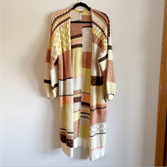 Free People | Sweaters | Free People Love And Kisses Long Cardi | Poshmark
